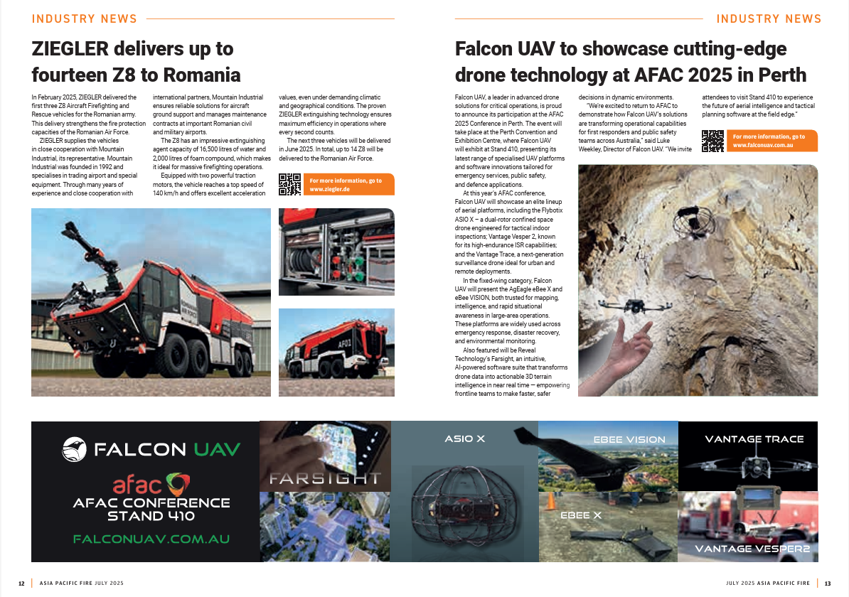 Falcon UAV to showcase cutting -edge drone technology at AFAC 2025 in ...